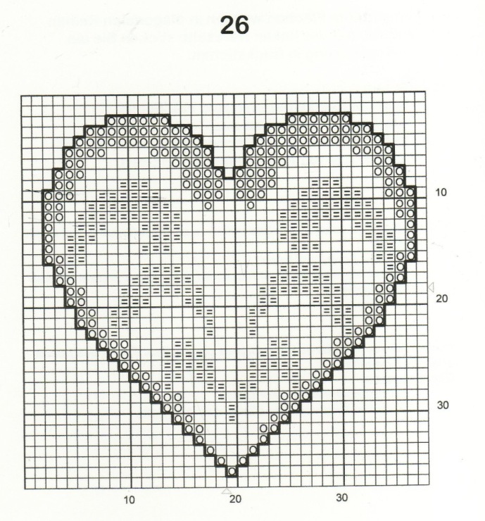 Cross Stitch : 30 Free Easy Heart Cross Stitch Patterns