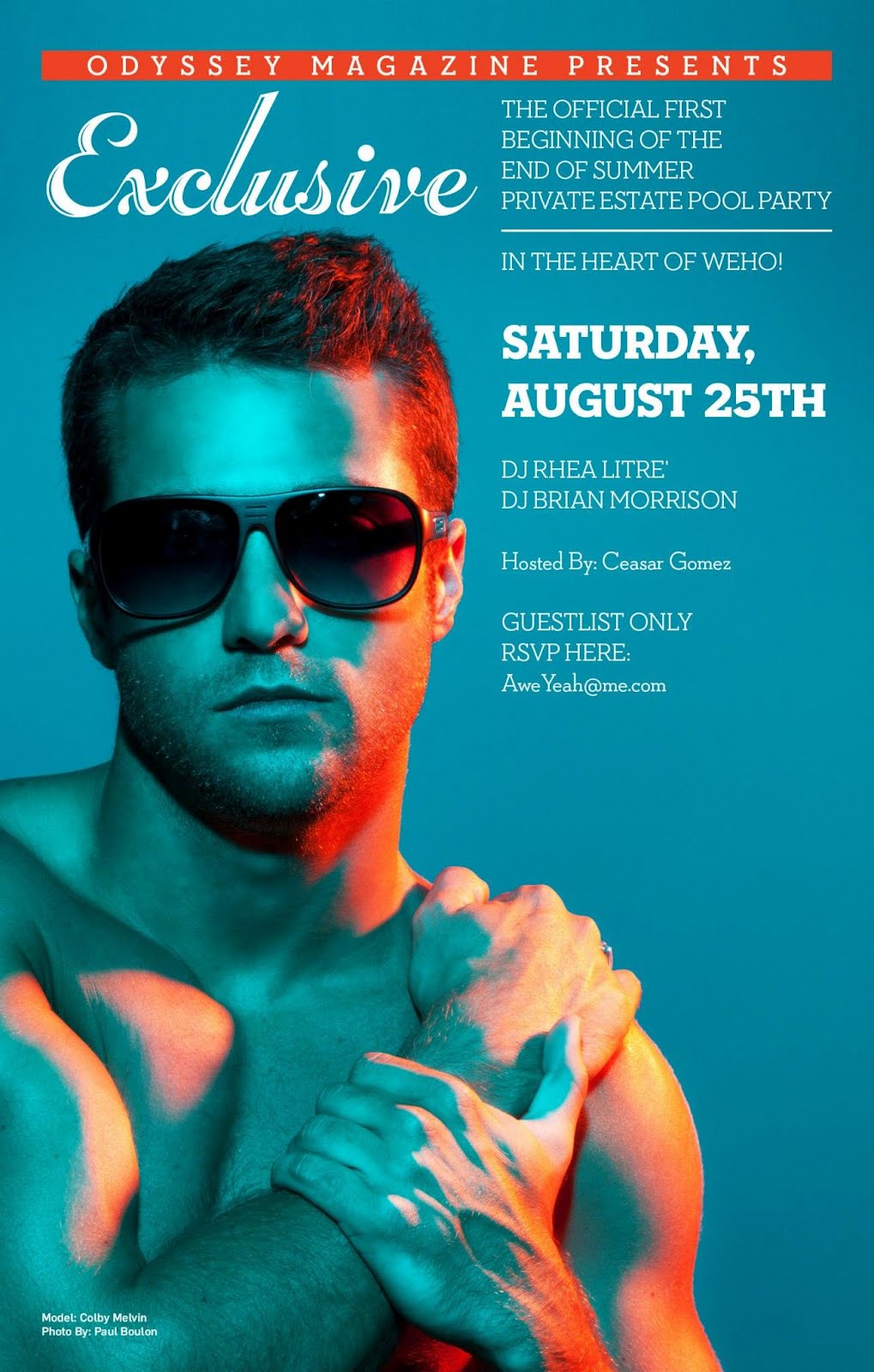 Miong21 @ Blogspot: Colby Melvin - Odyssey Magazine