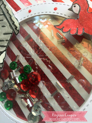 Sweet 'n Sassy Stamps: Season's Greetings Shaker Card