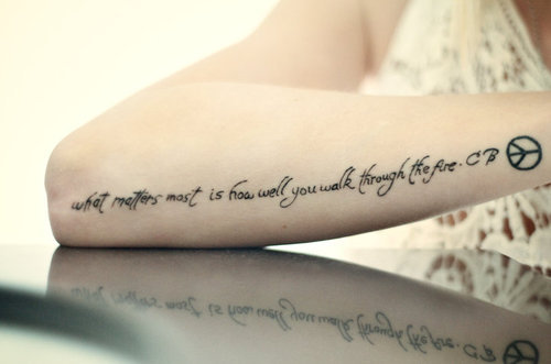 tatto: Tattoos With Meaning Quotes