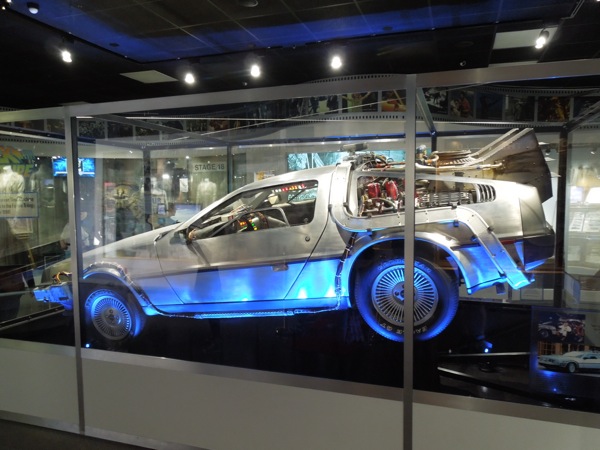 Hollywood Movie Costumes and Props: Original DeLorean Time Machine car ...