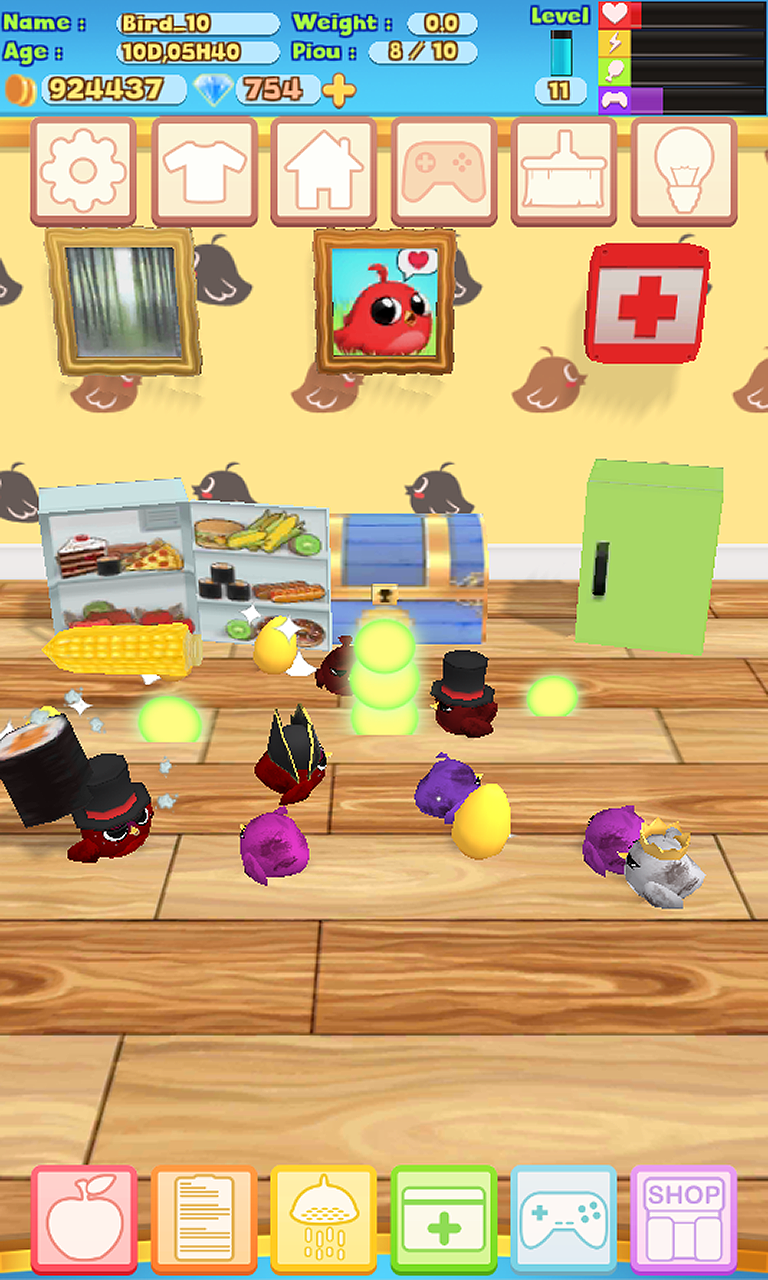 My Piou - Virtual Pet Bird 3D Android, AndroidTab game - ModDB