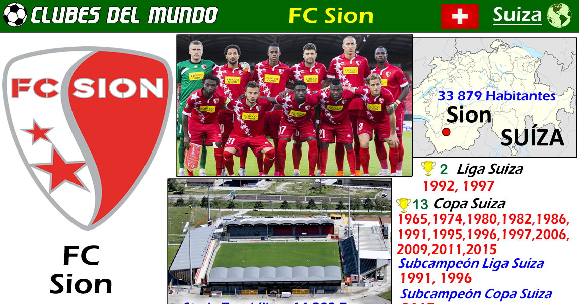 Clubes del Mundo del Fútbol: Clubes del Mundo: FC SION (Suiza) - De 14 ...