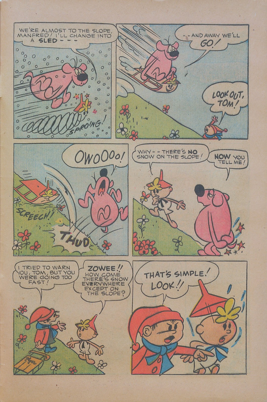 Four-Color Shadows: Tom Terrific-Mighty Mouse-1959