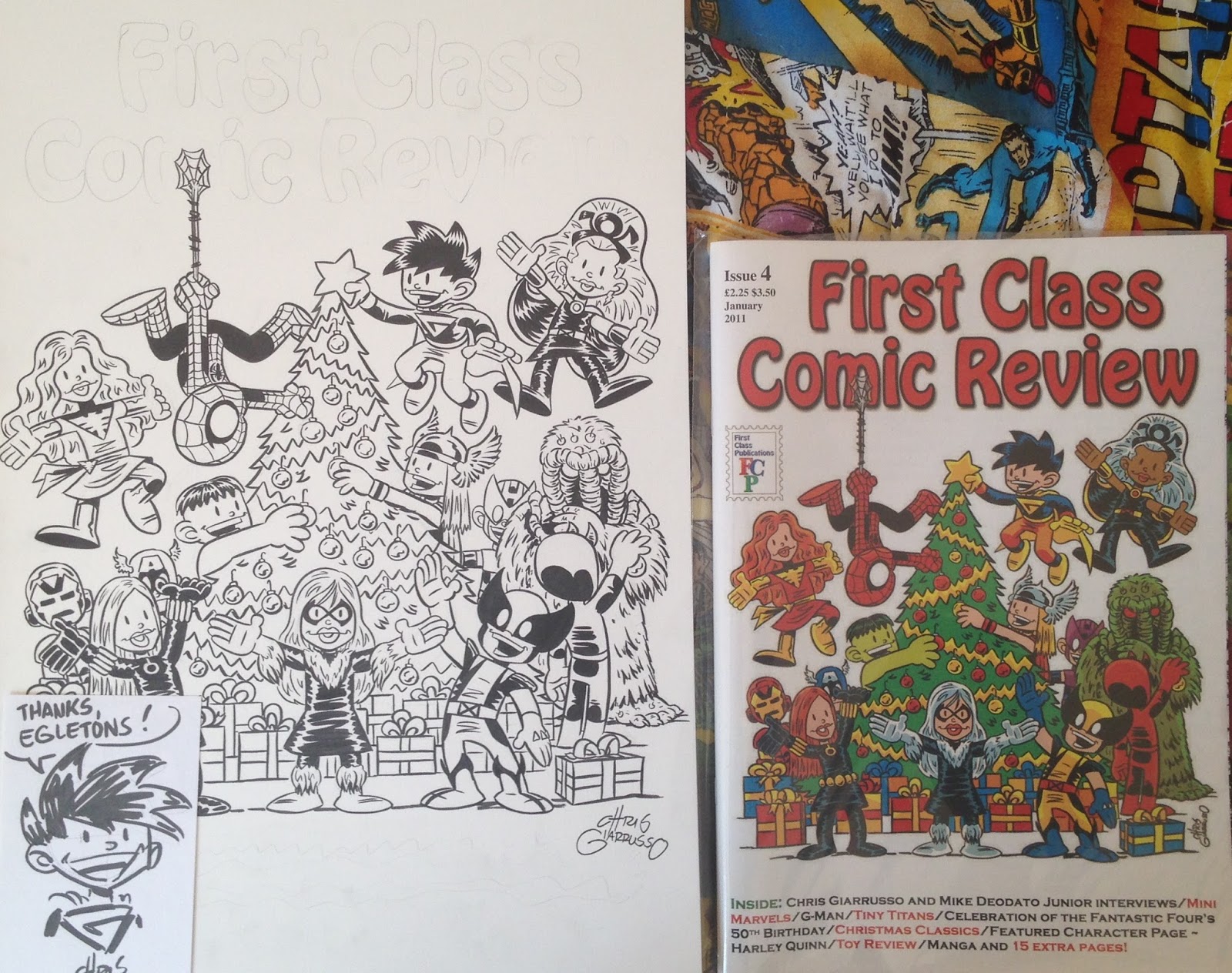 Classified Files of a Superhero: First Class Comic Review Magazine Covers