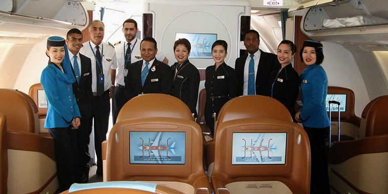 Oman Air Maiden Flight Arrives in Manila - Philippine Flight Network
