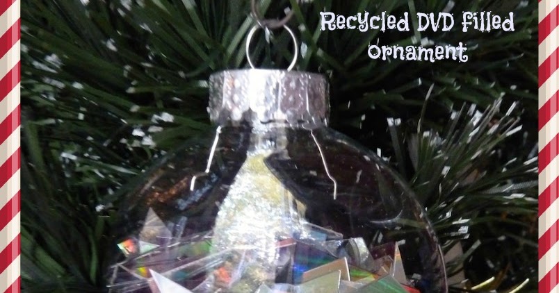 Make it easy crafts: Recycled DVD ornament tutorial