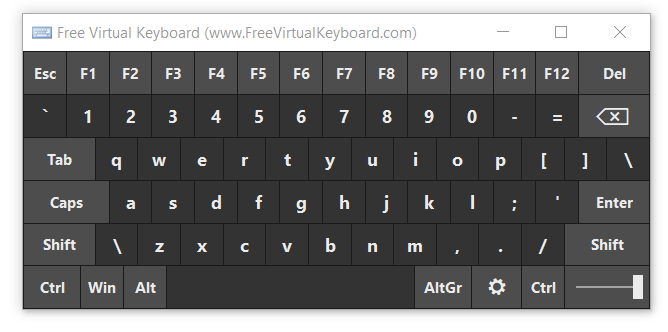 Download Free Virtual Keyboard For Windows - PC - Free Of Cost Downloads