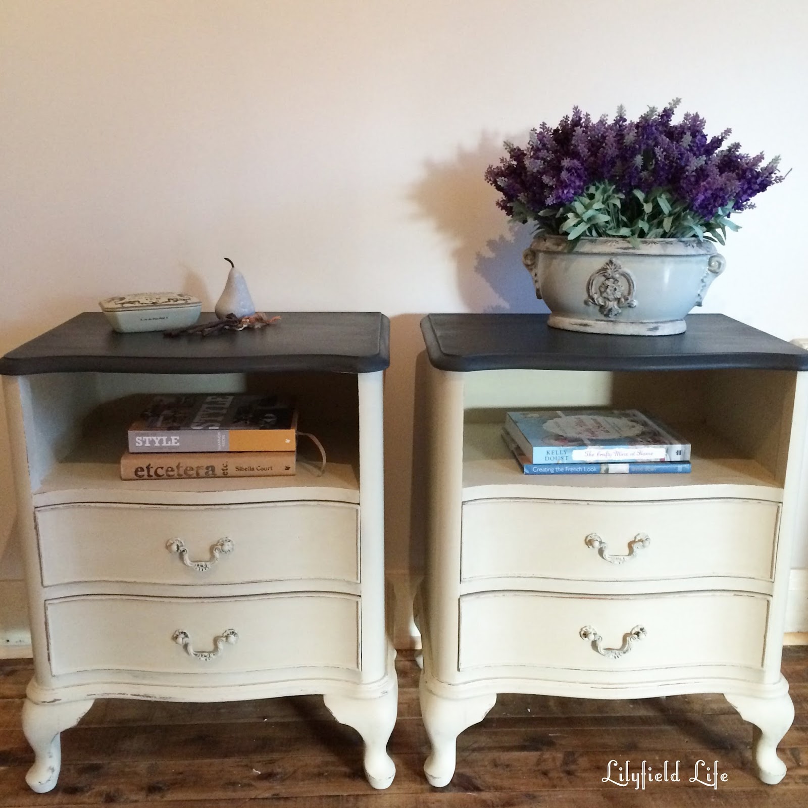 Lilyfield Life: French Style Bedsides in Ochre and Graphite