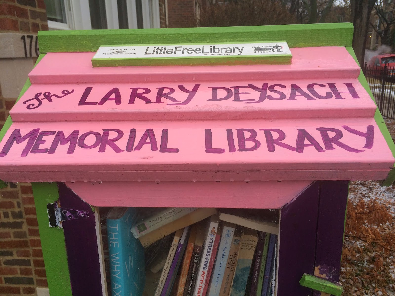 Chevanston Rogers Park: Rogers Park's Branch Of The Little Free Library