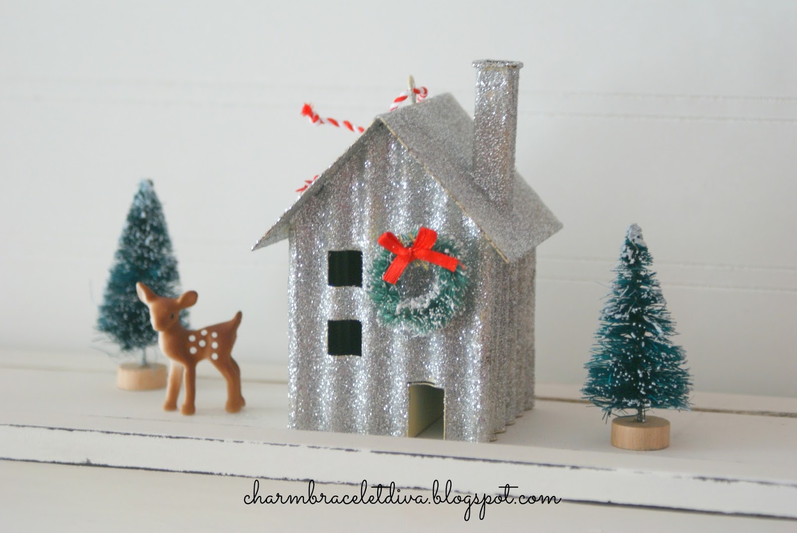 Our Hopeful Home: How To Make A Putz House In Time For Christmas