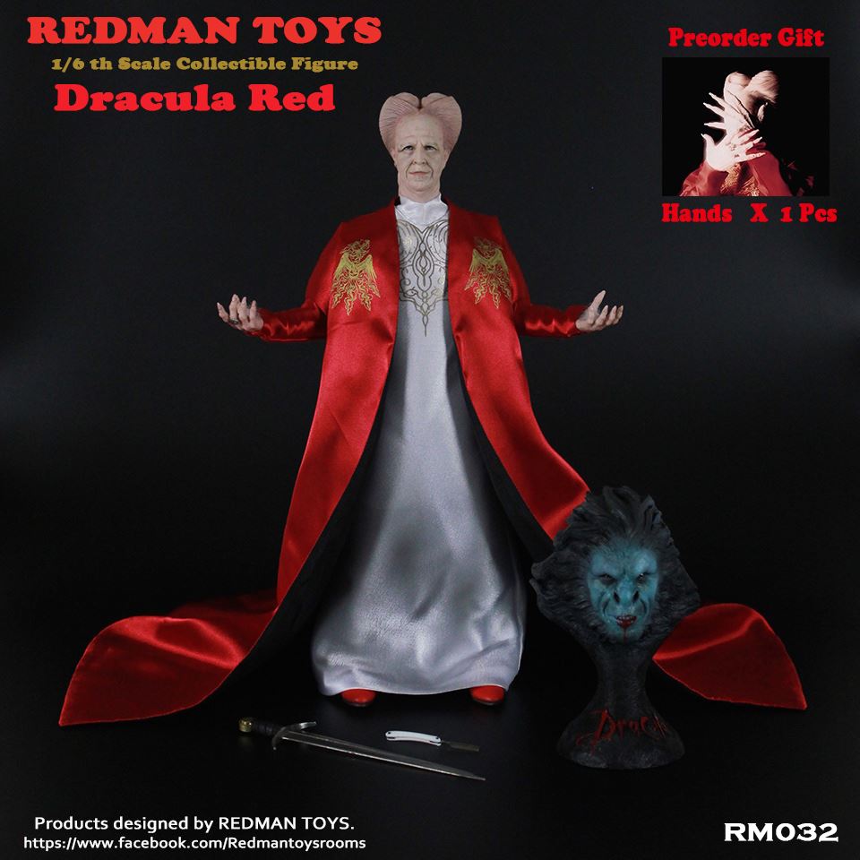toyhaven: Redman Toys 1/6th scale Dracula Red 12-inch Collectible ...
