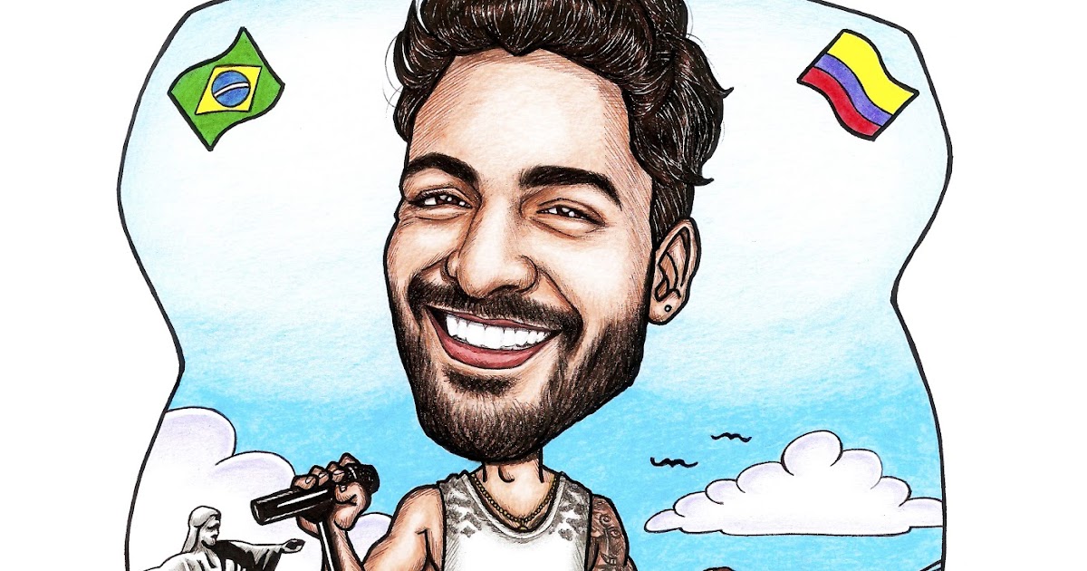 Bruno Comotti Artes: Encomenda Especial: Maluma no Brasil