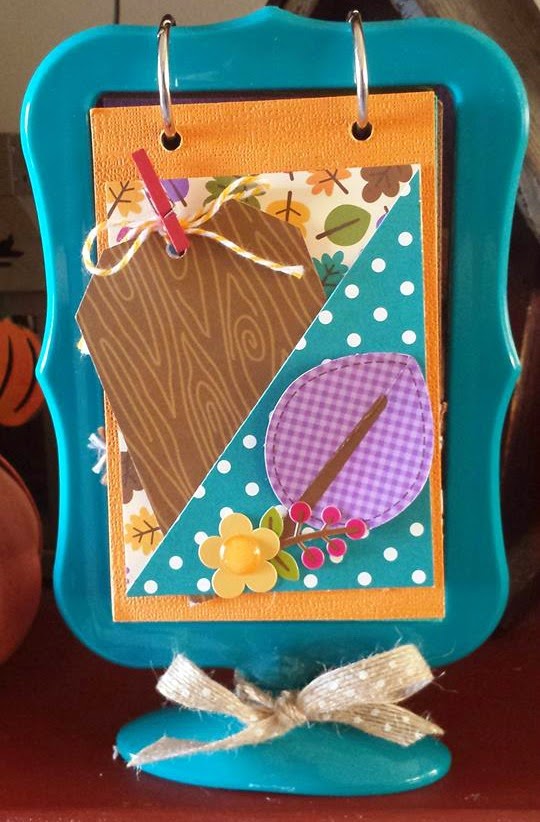 Doodlebug Design Inc Blog: Friendly Forest Flip Frame Mini Album by Tya