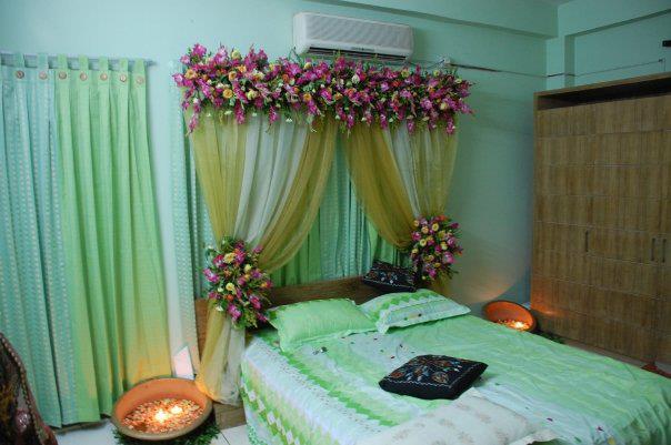 * BridaL Bed Decoration * ~ Dulha & Dulhan