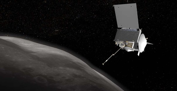 Το διαστημικό σκάφος OSIRIS-REx στον αστεροειδή Μπενού