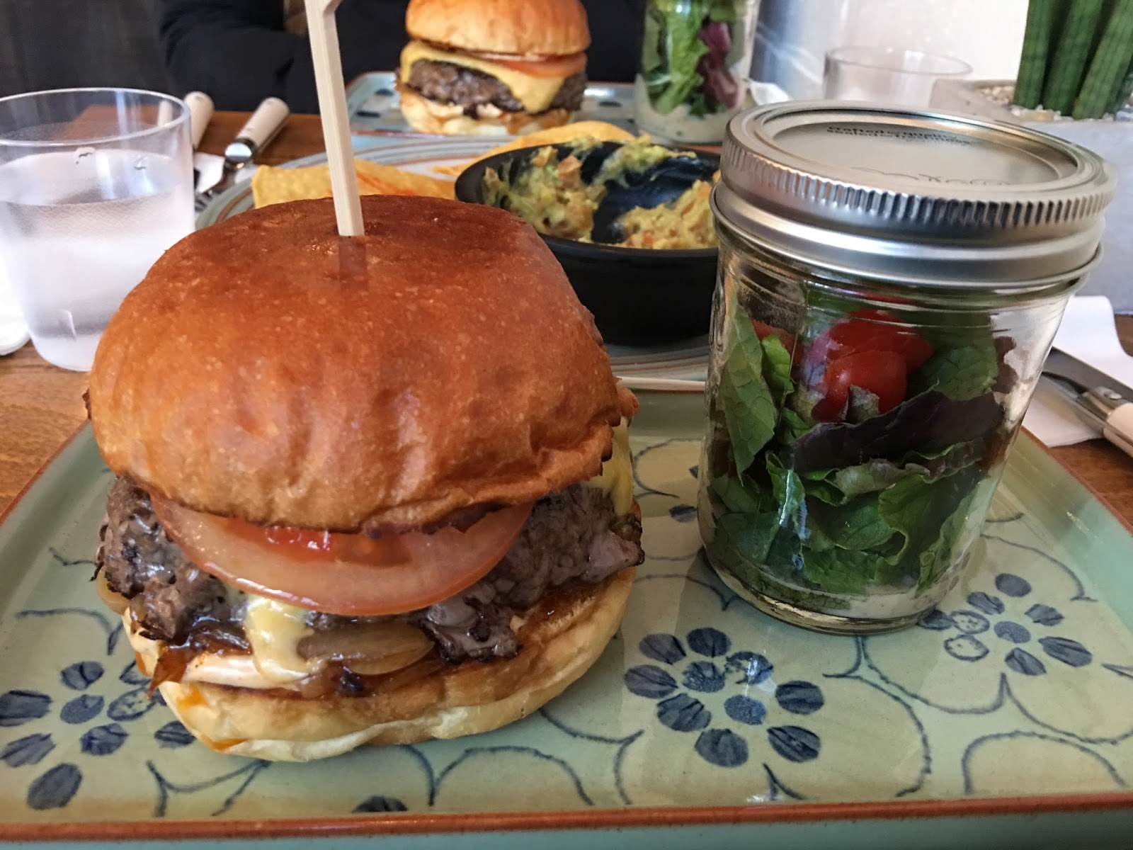 Decent Burger for 8,500 won at Triple B