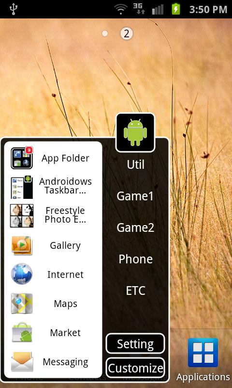 Everything for your sensation: Windows taskbar for Your android