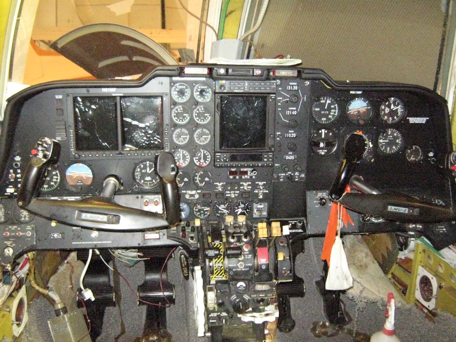 MU2-Trip: Avionic modification