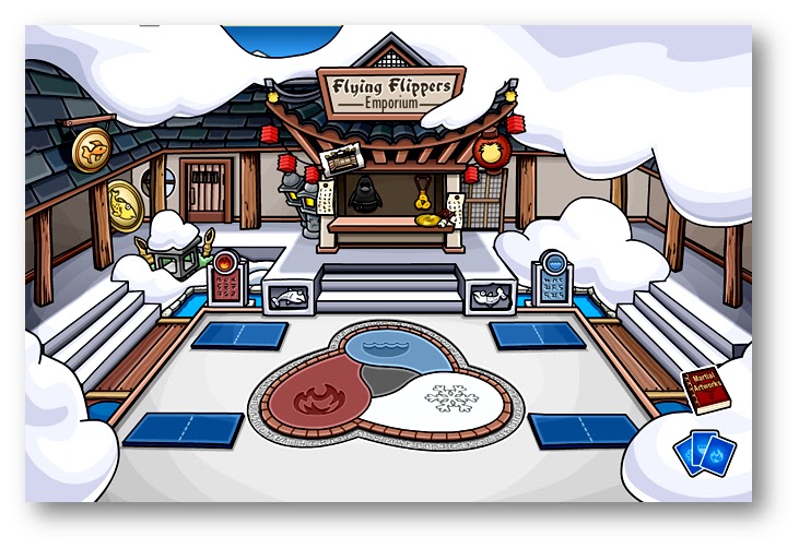 Echo006 In Club Penguin: Avalanche Hits Dojo