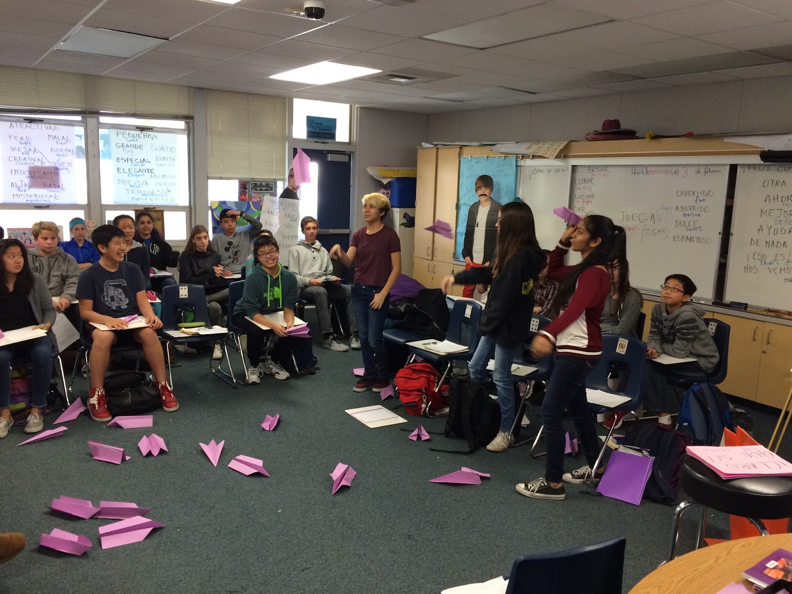 Ignite Language: The Deskless Classroom: Pictures and Reflections after ...