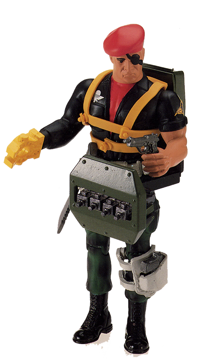 Ruta Flashback: Rambo la Fuerza de la Libertad hecha juguete.