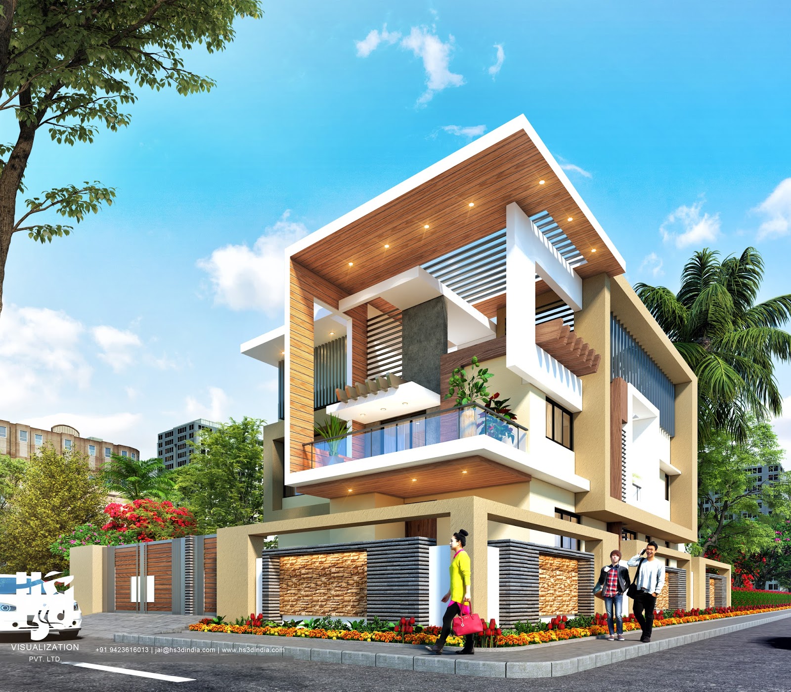 Residential Exterior Architectural Rendering- 3D VISUALIZATIONS