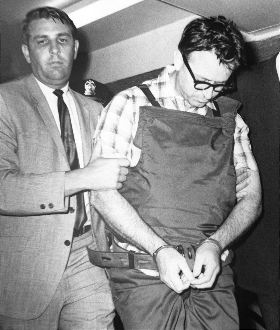 James Earl Ray, Martin Luther King's assassin, being led to his cell ...