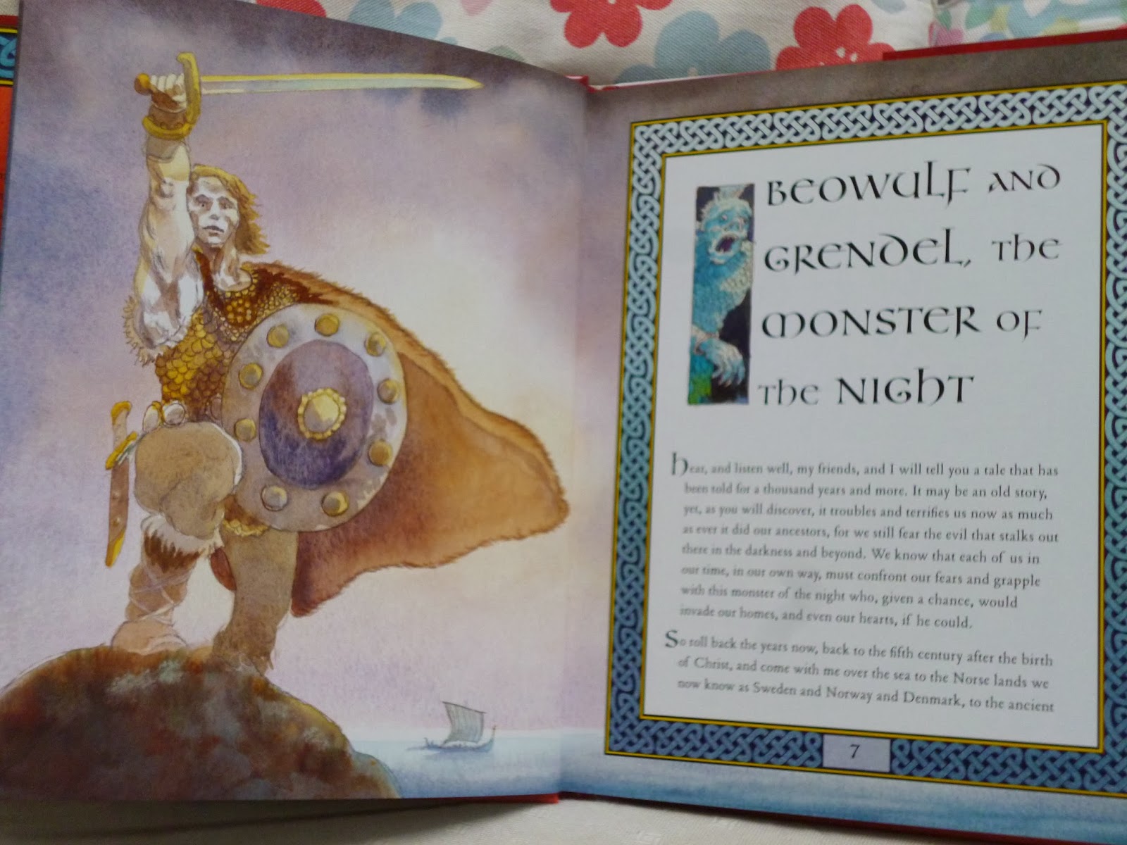 On the stripey couch on a Saturday morning: Beowulf, as told by Michael ...