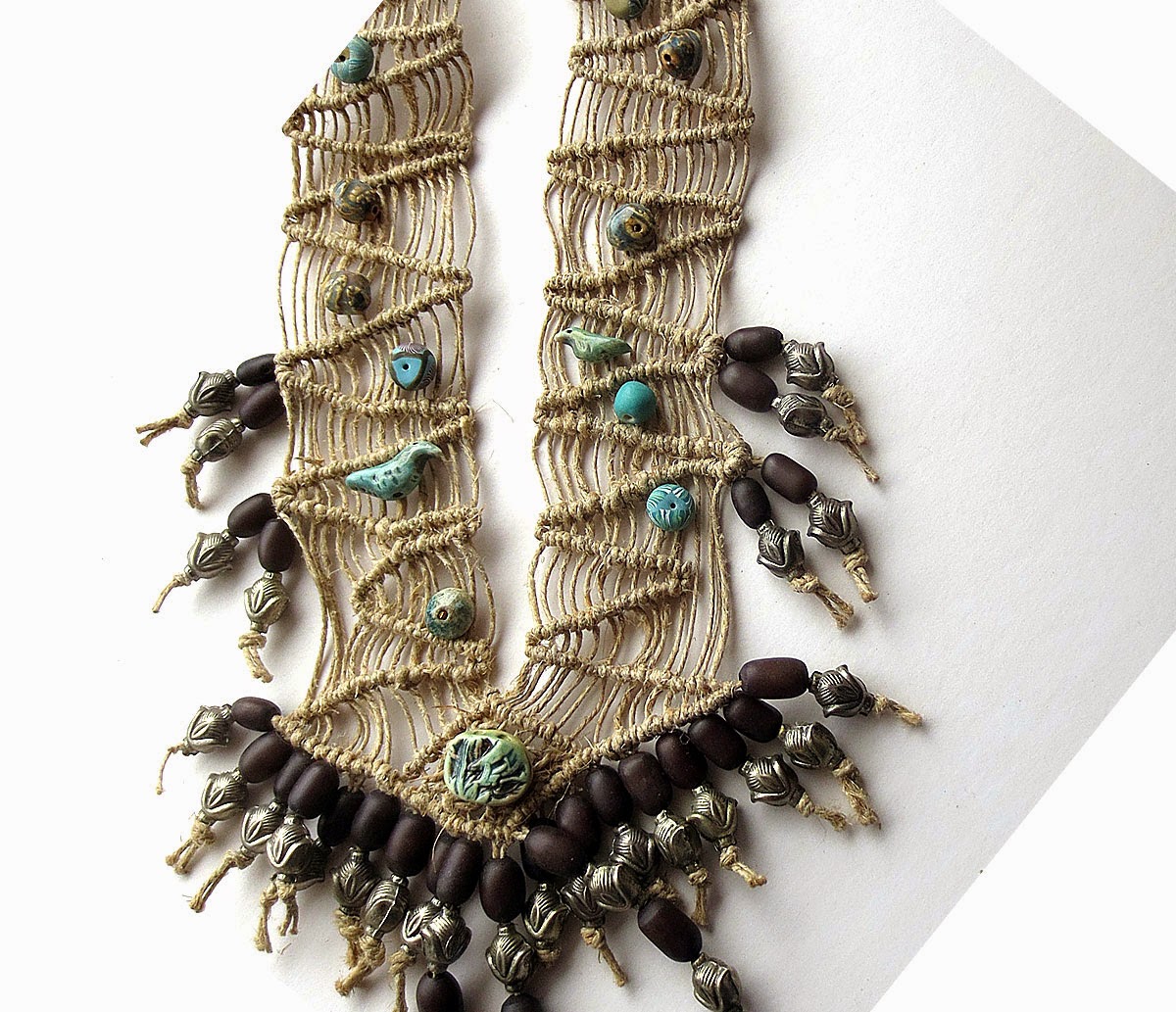 Art Bead Scene Blog: Tutorial: Art Beads. Macrame and Leather