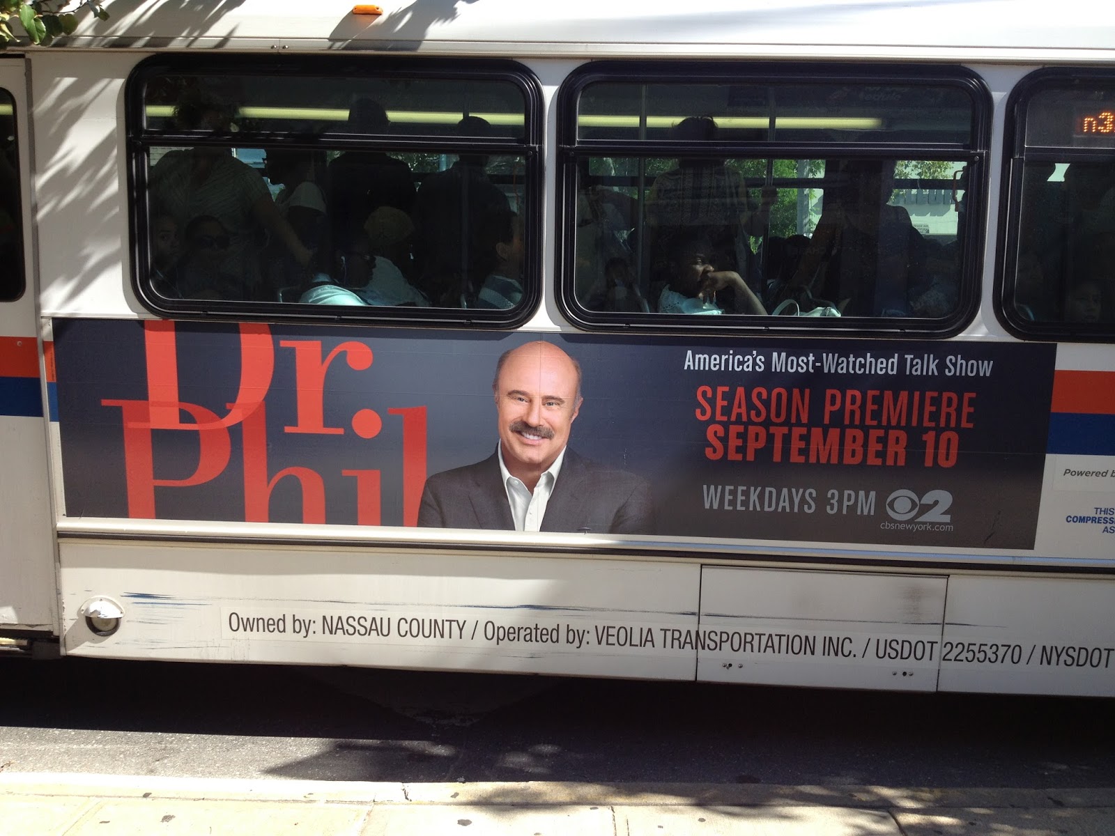 Film/TV Print Advertisement Blog: "Dr. Phil" bus ad