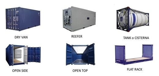 ¿Sabías que existen diferentes tipos de contenedores marítimos según la ...