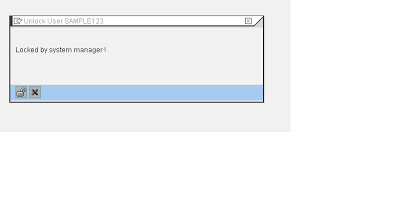 Locking and Unlocking users in SAP ~ Sap Basis and Security