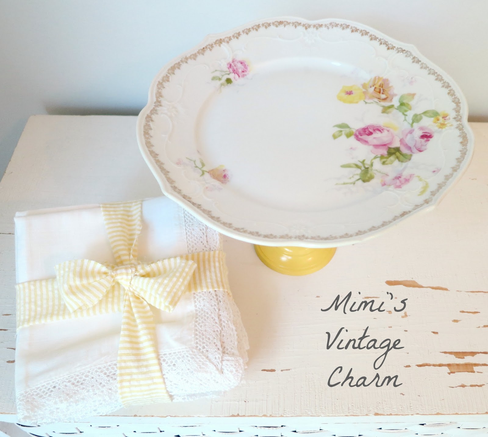 The Cottager: DIY: Cake Plate