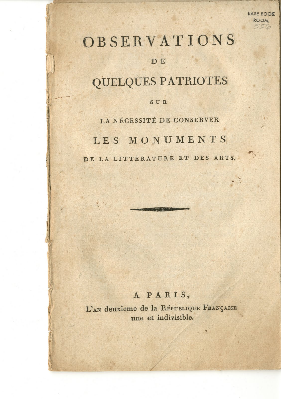 Penn State Special Collections: Looking at French Revolution Pamphlets ...
