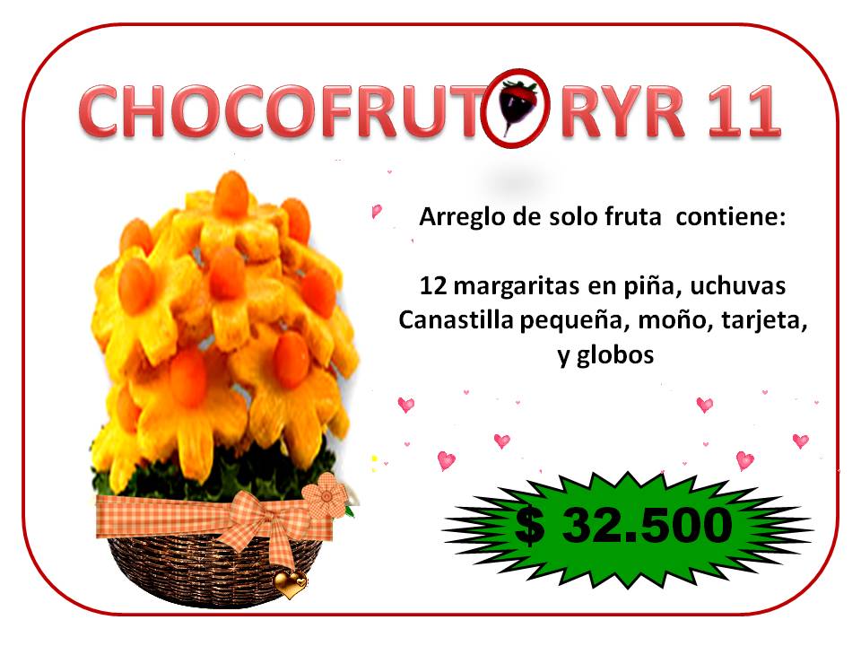 CHOCO FRUTAS RYR: CATALOGO 1 CHOCO FRUTAS RYR