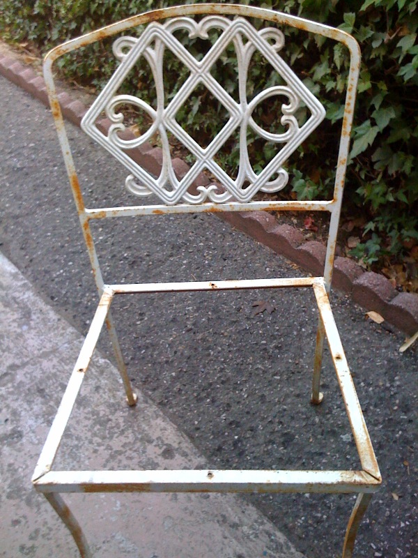 maliasprojects: project wrought iron chairs