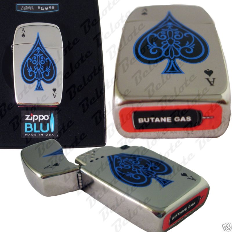 Zippo Blu Ace of Spades Original ~ Jual Zippo Original