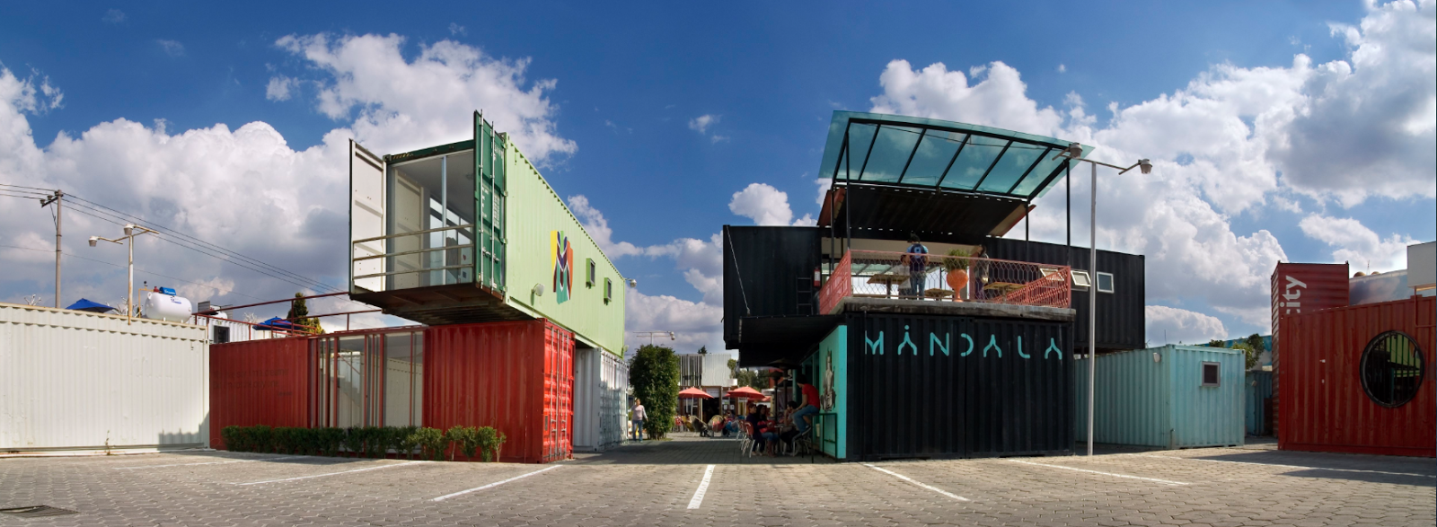 Exploration - HunterDouglas : Incredible container architecture.