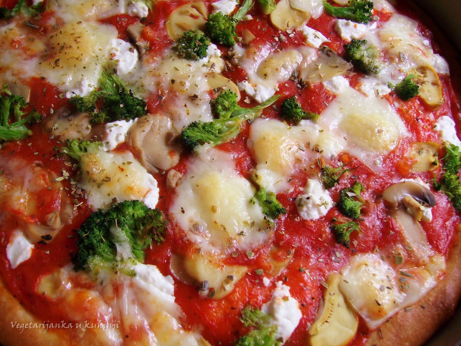 Testo za picu + vegetarijanski nadev