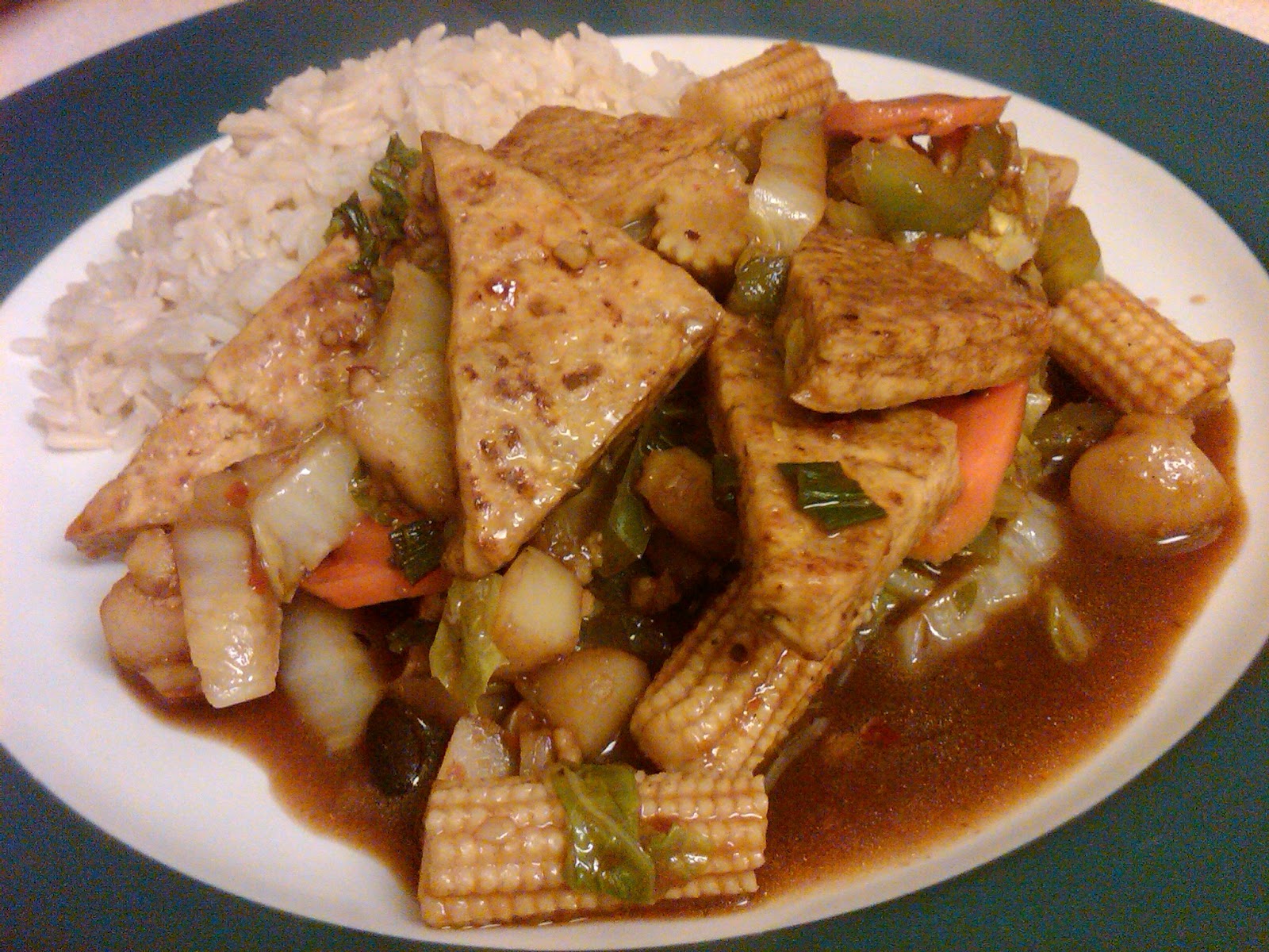Legally Delicious Spicy Szechuan Tofu Stir Fry