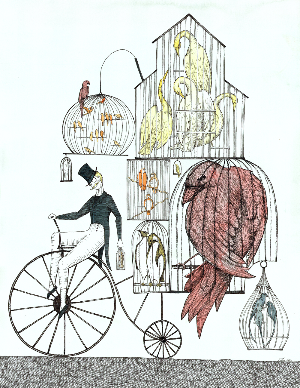 Desarae Lee Illustration: Bird Man