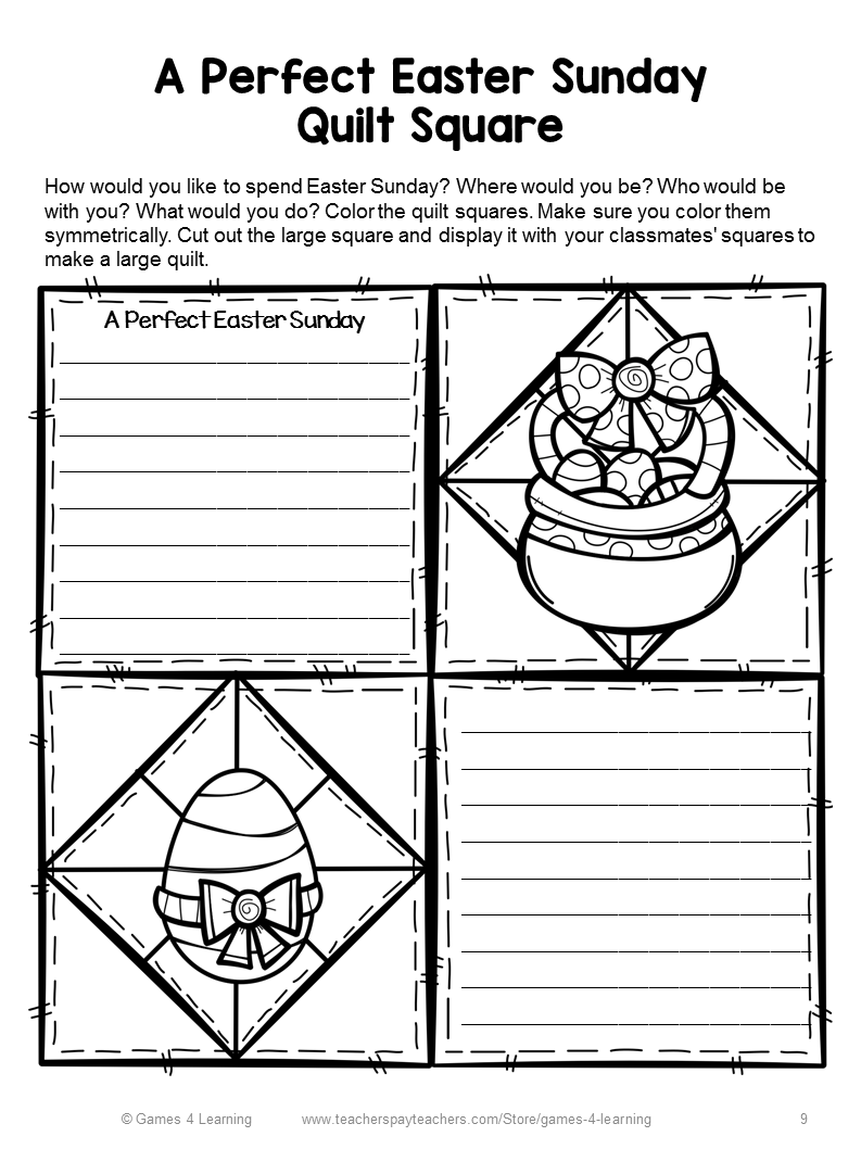 Fun Games 4 Learning: Easter Writing