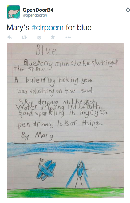 Mrs. Yollis' Classroom Blog: What is Blue? :: Wrap Up #clrpoem