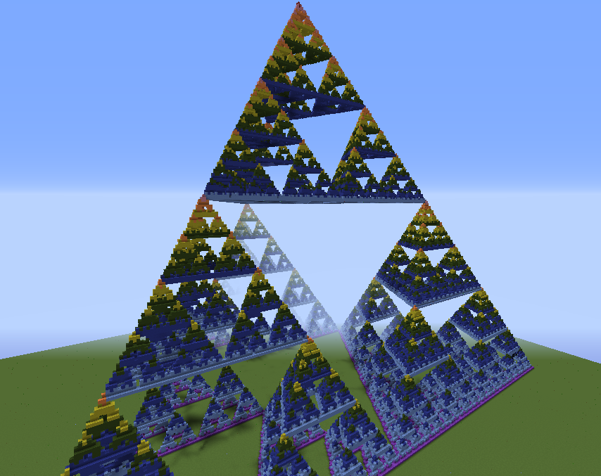 Alexander Pruss's Blog: More Minecraft fractals