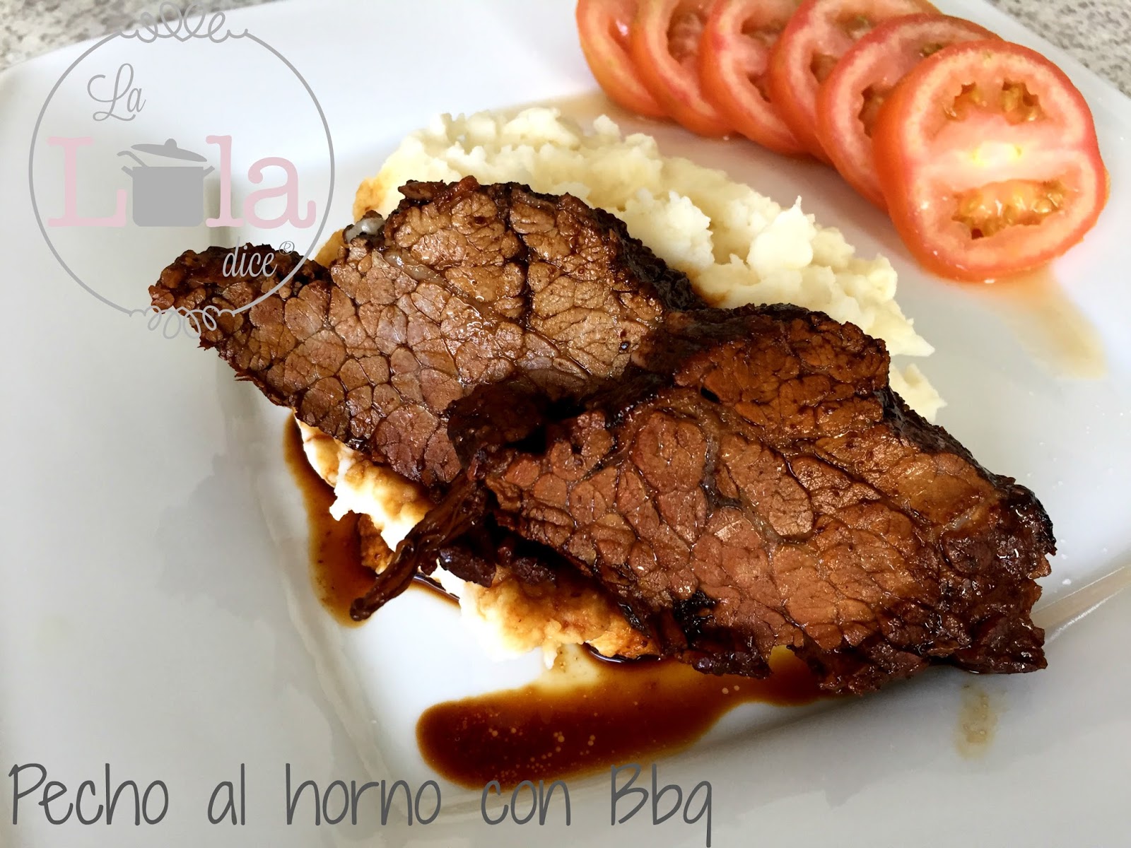 Pecho al horno en salsa negra y barbeque | La Lola Dice