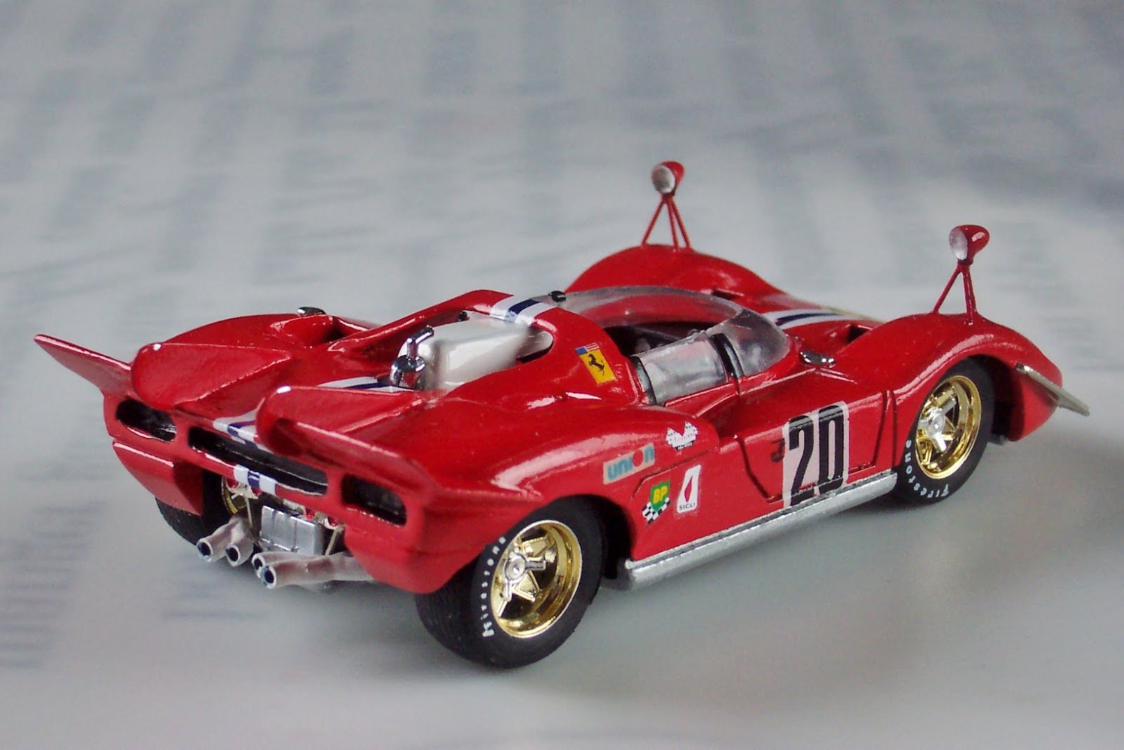 1/43 Collection of transformed and restaured models: Ferrari 512S ...