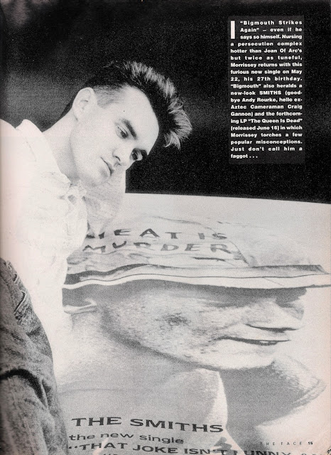 Glossy Sheen: Morrissey in The Face, June 1986