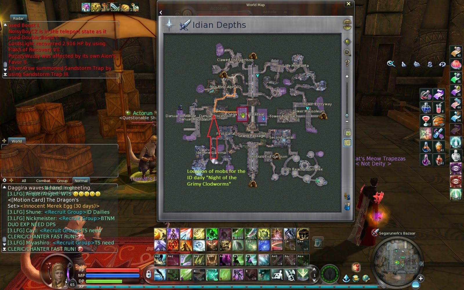 Karolyne Of Aion: Idian Depths Daily Ancient Coin Quests in Maps