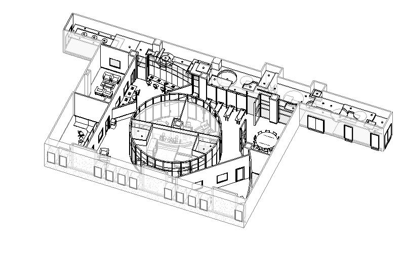 Revit for Interior Design Class: Schematic Model Images